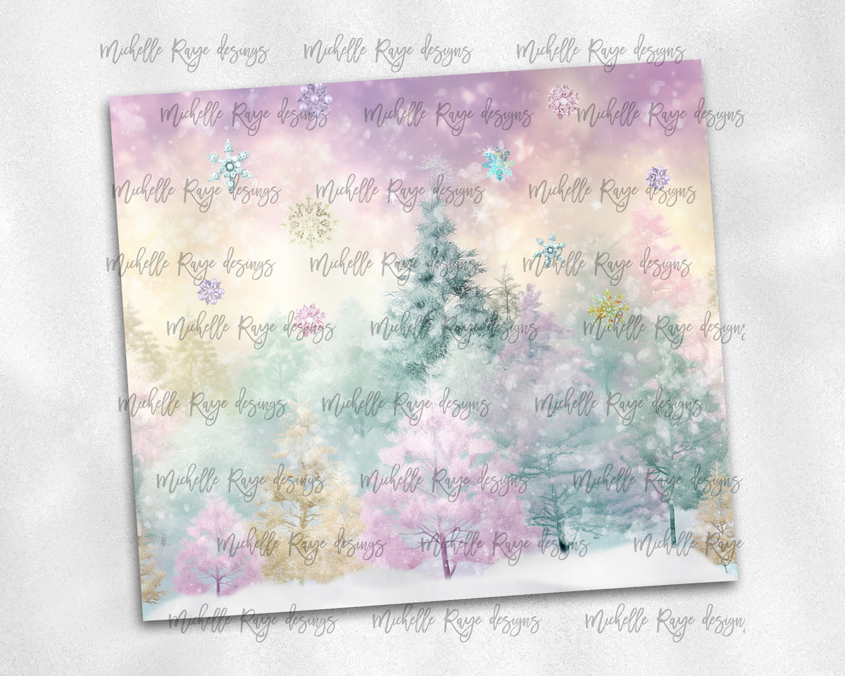 Winter wonderland in pastel colors – Michelle Raye Designs