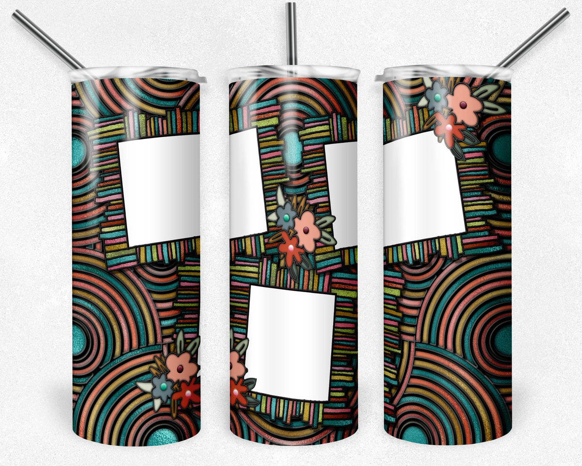 Boho Floral Stained Glass PNG Picture Frames – Michelle Raye Designs