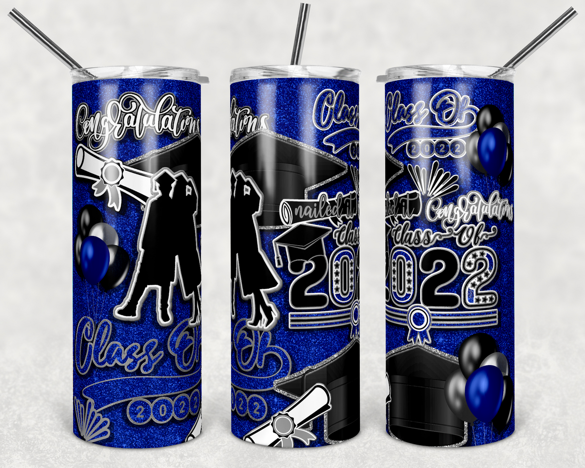 Royal Blue and Silver 2022 Graduation Burst – Michelle Raye Designs